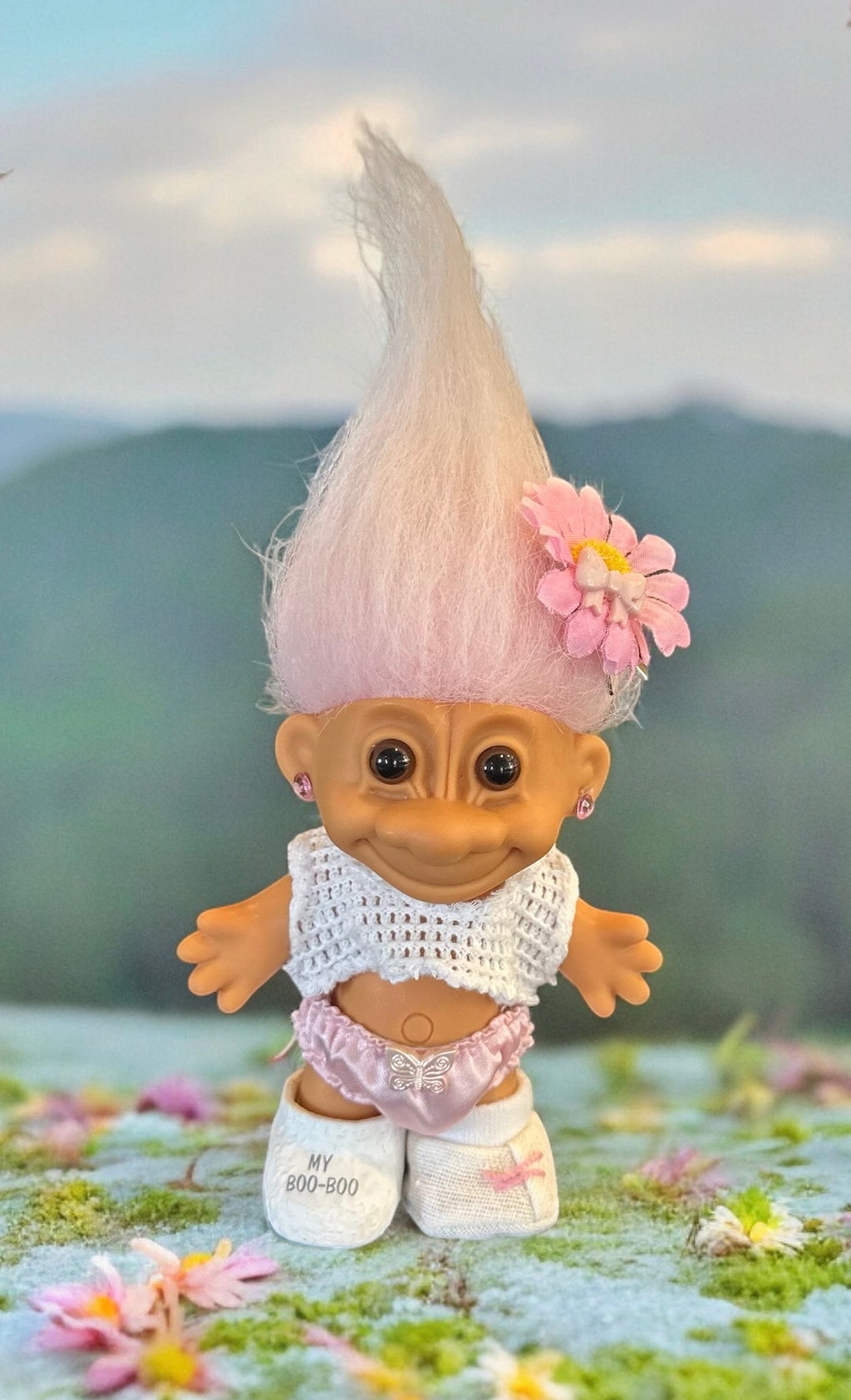 Vintage Troll Doll 4 Russ Troll Pinky Babe With Boo Boo Cast - Etsy