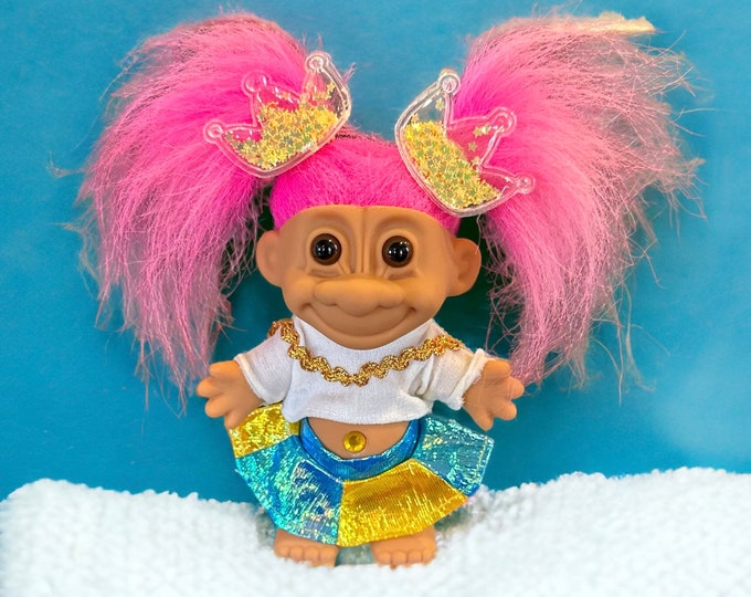 Vintage Troll Doll- 4" Russ Troll- Princess Sparkles - Etsy