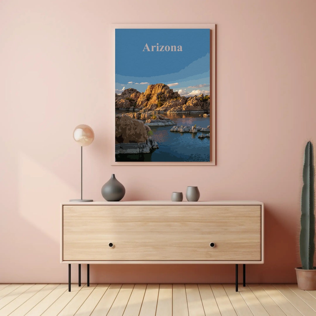 Arizona Landscape Poster Printable Gift for Him Grand Canyon National ...