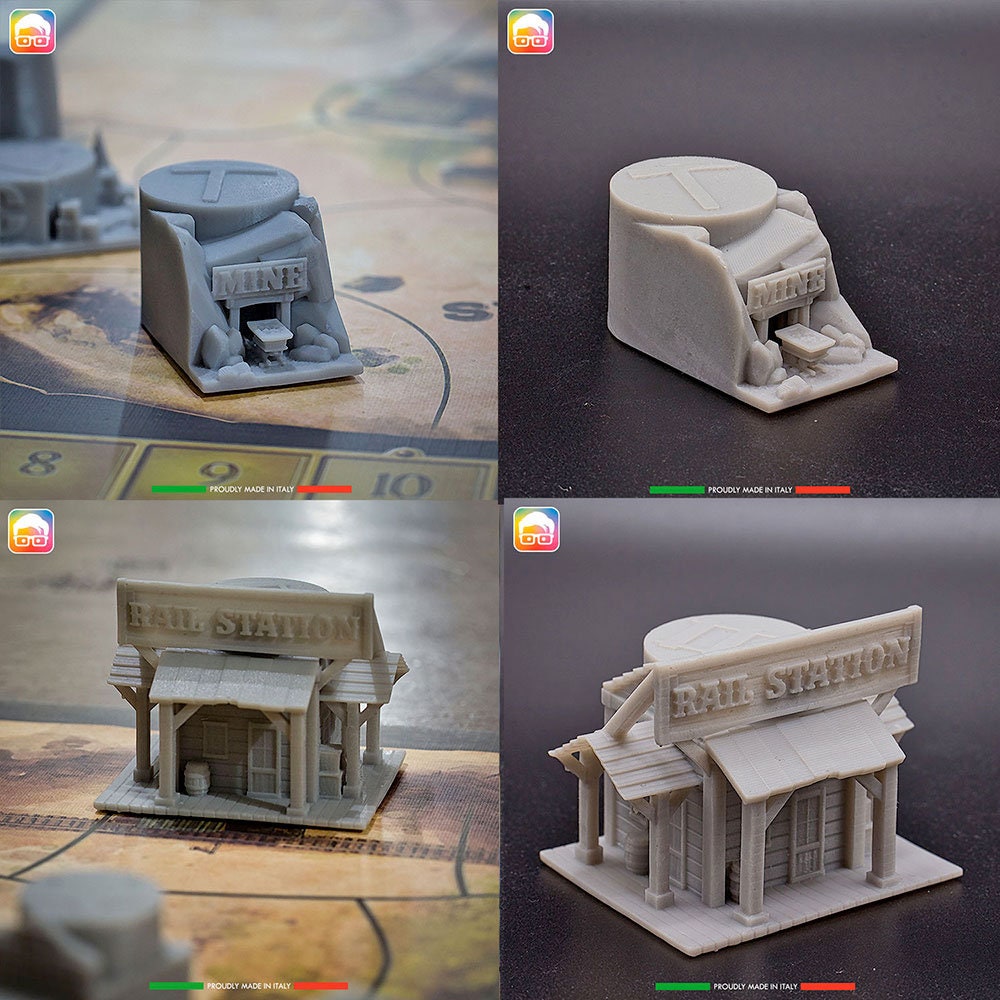 Western Legends 3d Buildings Terrains and Miniatures for Board Games ...