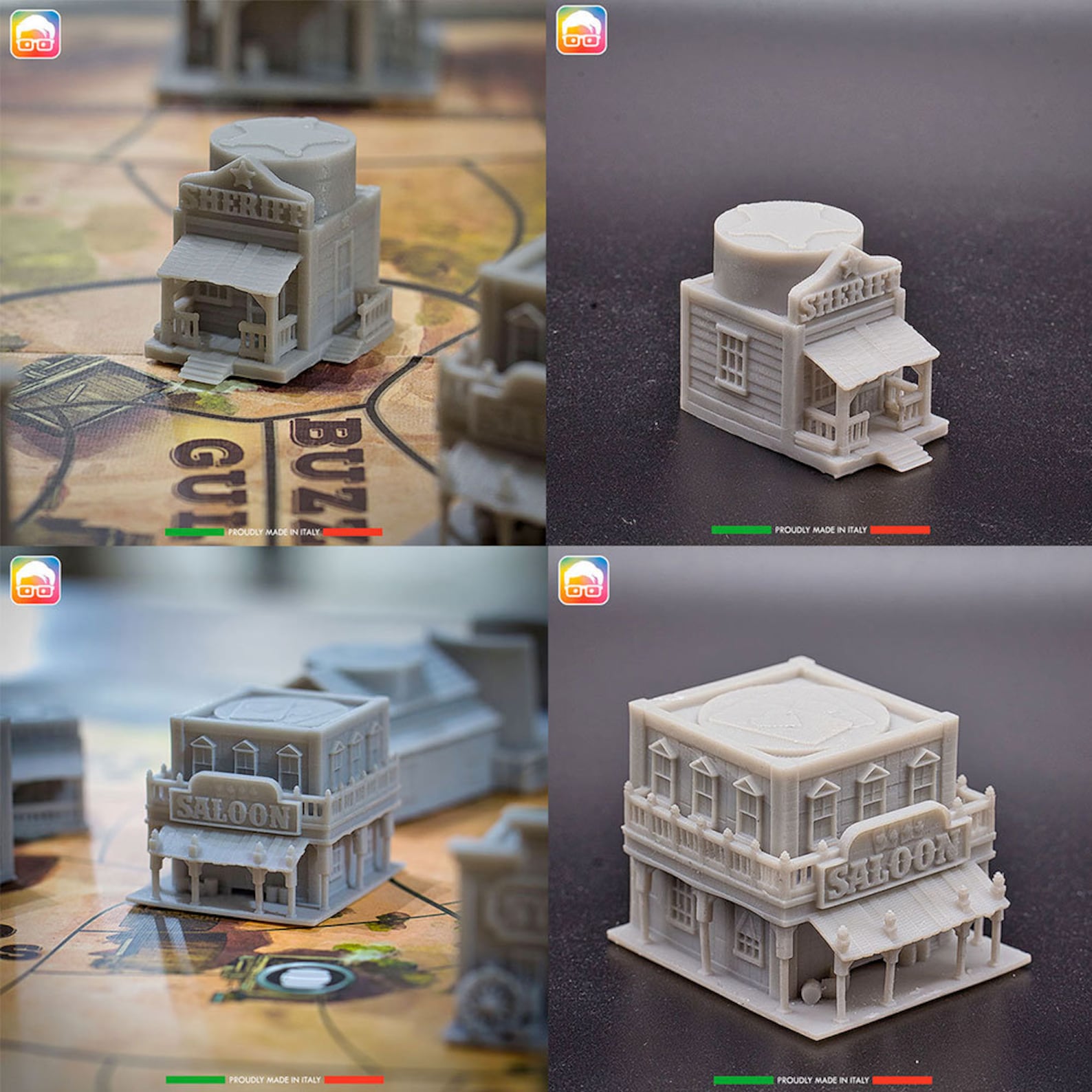 Western Legends 3d Buildings Terrains and Miniatures for Board Games Tabletop Games Accessories ...