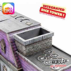 3D Mansion for Terrorscape 3d Mansion Boardgame With Fear Tokens, Key ...