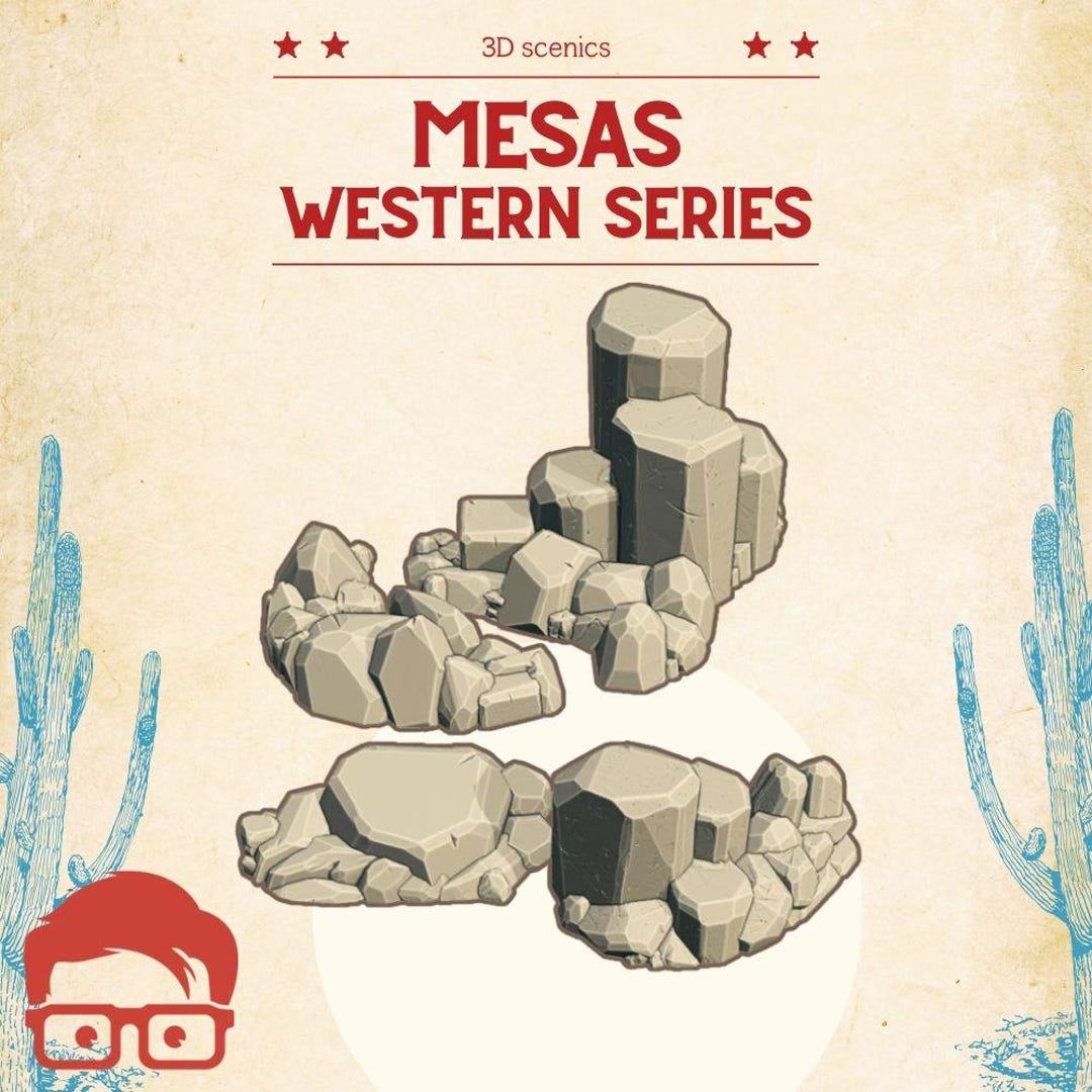 Western Legends Mesas Scenery Board Games Tabletop Games Accessories ...