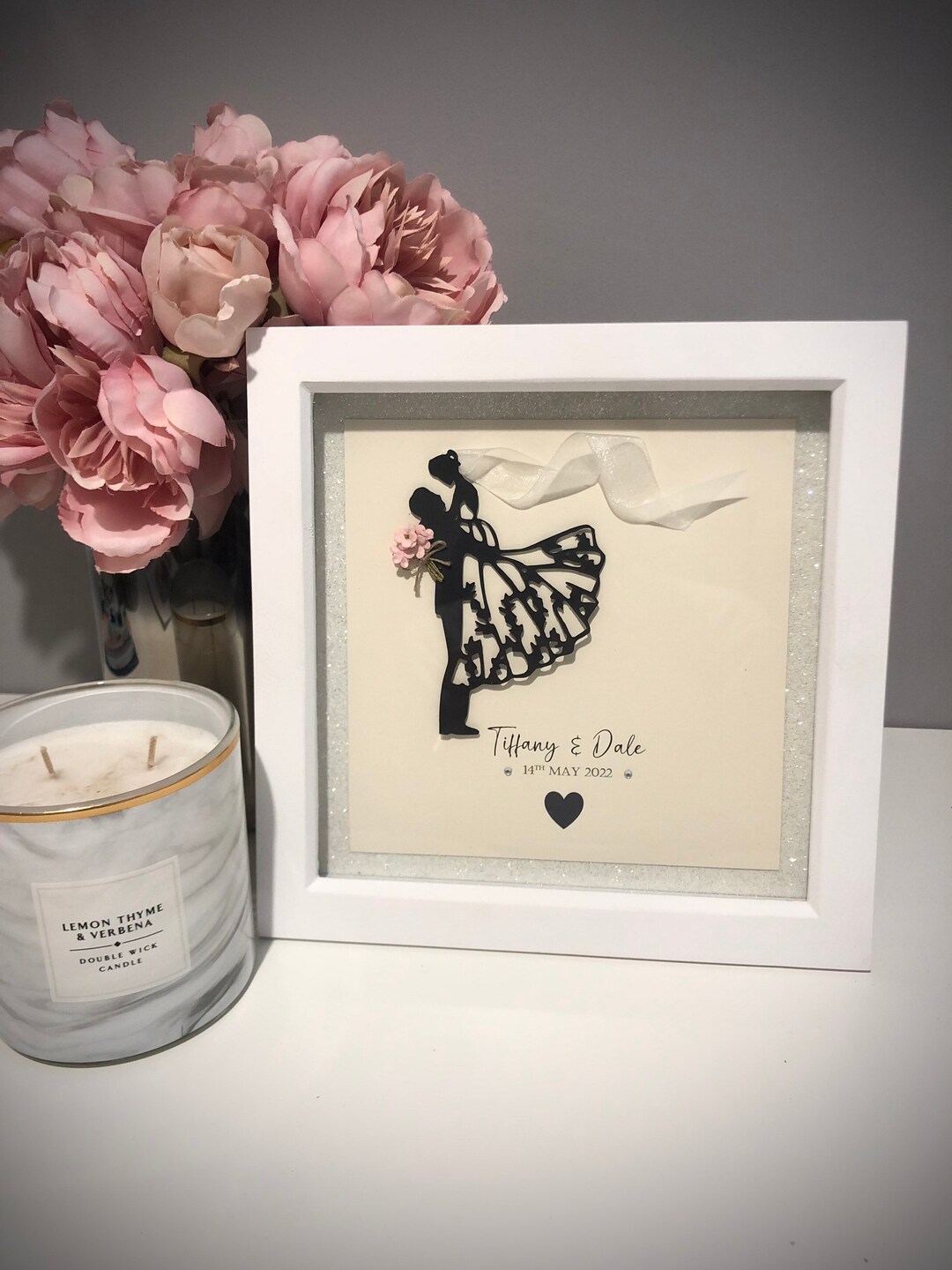 Personalised Wedding Gift Frame | Mr & Mrs | Bride Groom | Wedding Gift ...