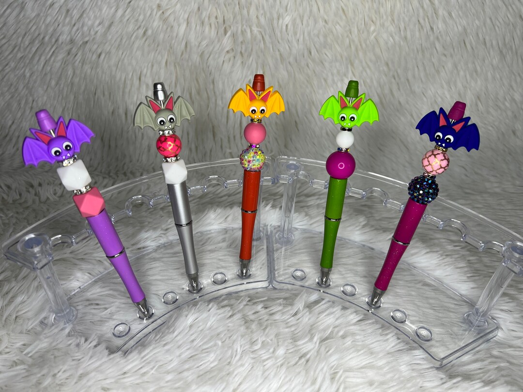 Cute Bat Pens / Custom Beaded Pen - Etsy