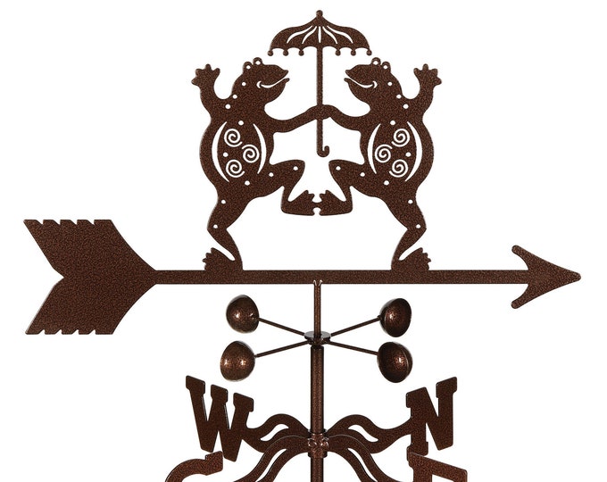 Hand-crafted Frogs Dancing Weathervane W/warranty - Etsy