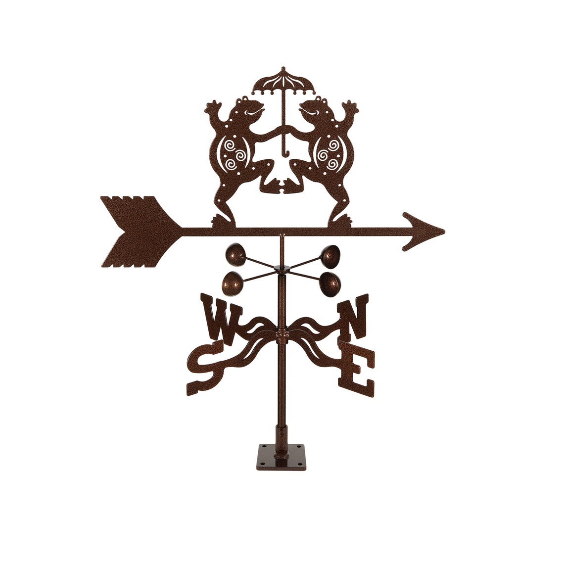 Hand-crafted Frogs Dancing Weathervane W/warranty - Etsy