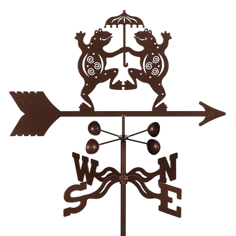 Hand-crafted Frogs Dancing Weathervane W/warranty - Etsy