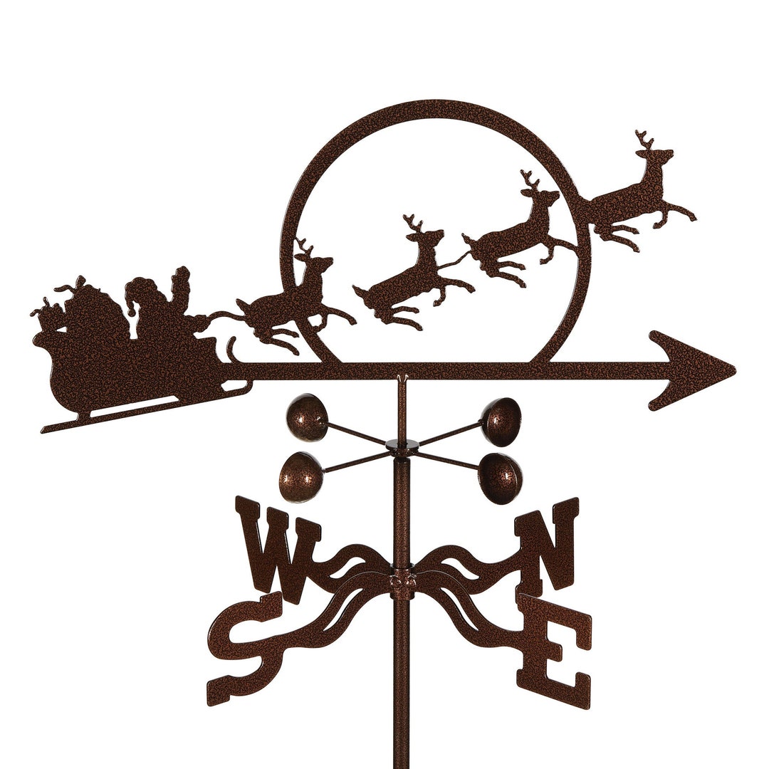 Hand-crafted Santa's Sleigh Weathervane W/warranty - Etsy