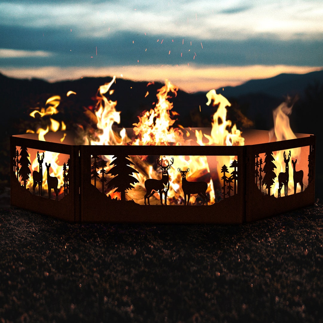 Hand-crafted Portable Deer Fire Ring W/ WARRANTY - Etsy