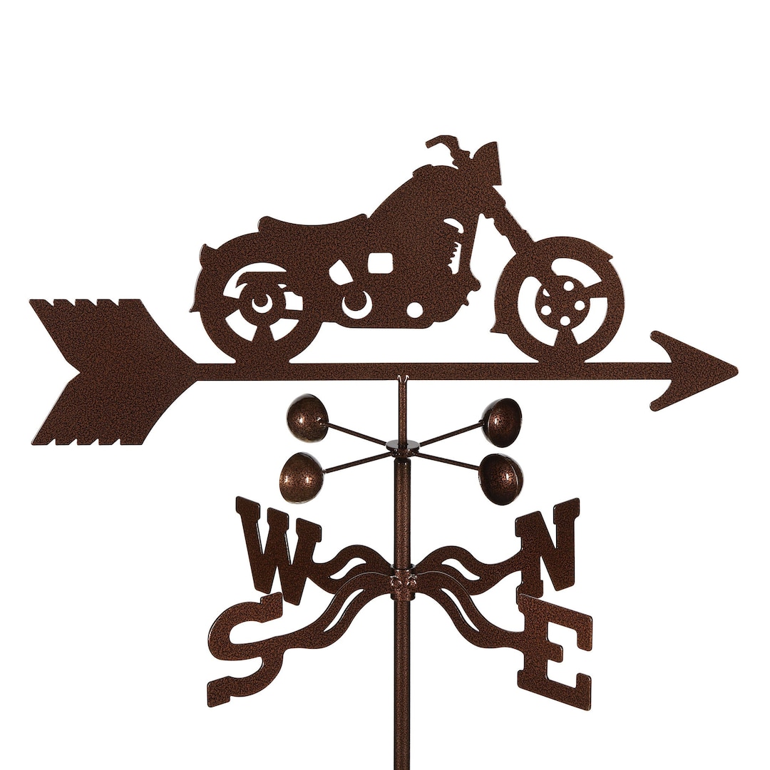 Hand-crafted Classic Motorcycle Weathervane W/warranty - Etsy