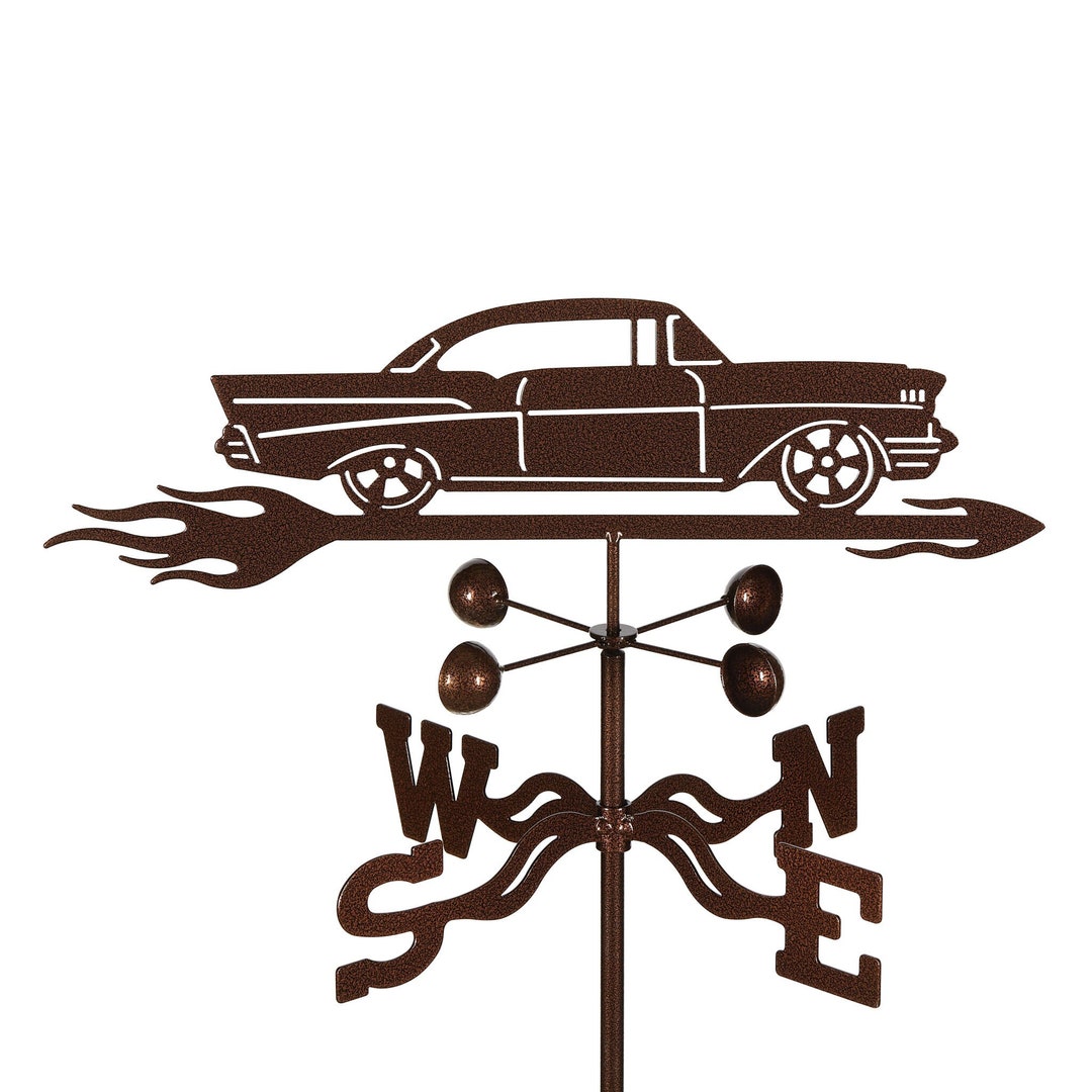 Hand-crafted 57 Chevy Car Weathervane W/warranty - Etsy