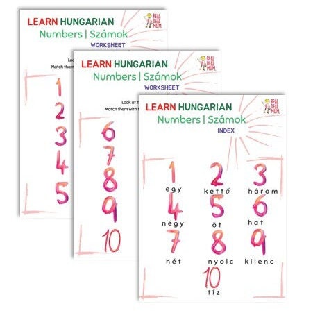 Hungarian Worksheets | Numbers - Etsy
