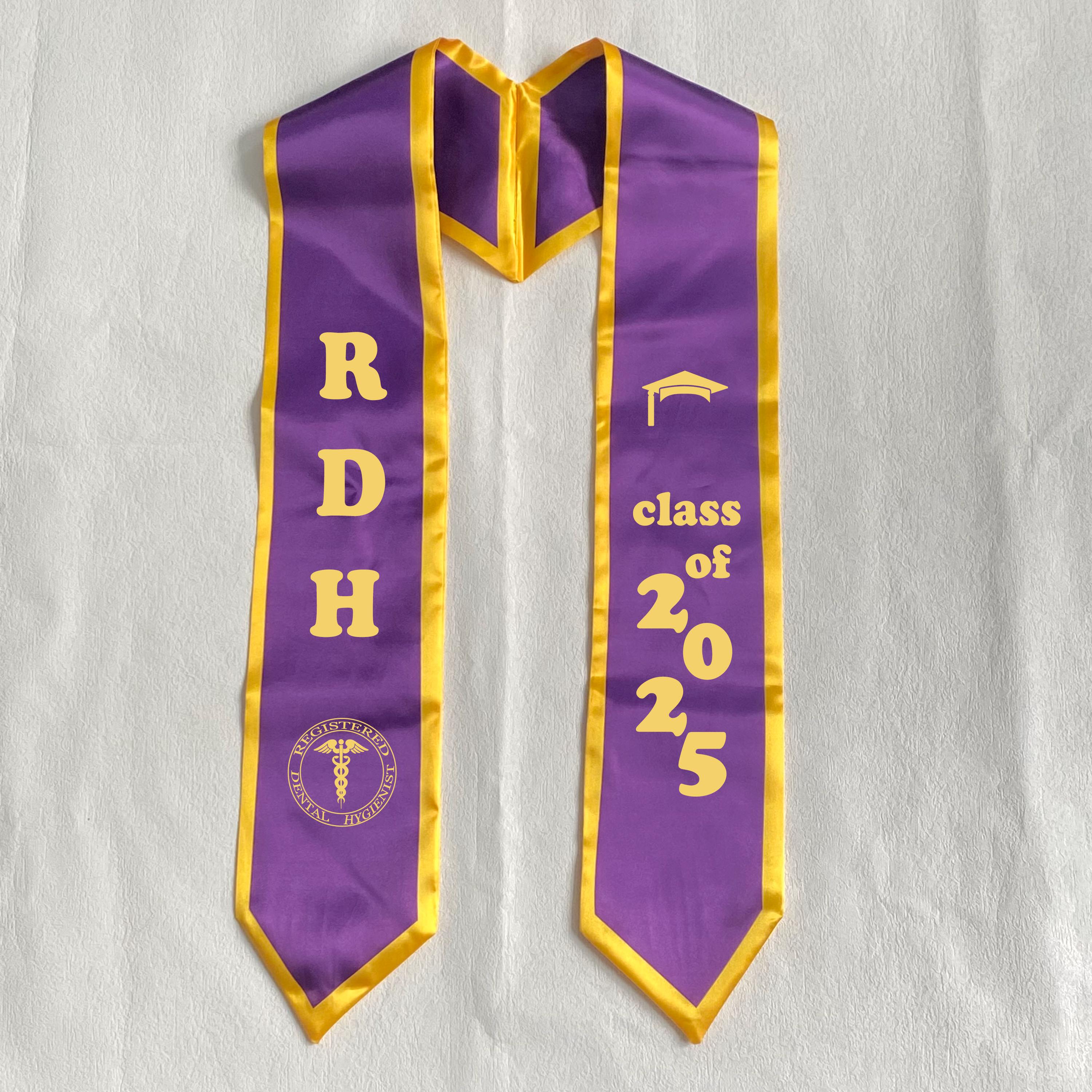 Custom Graduation Sash, Personalized Graduation Stoles, Customized ...