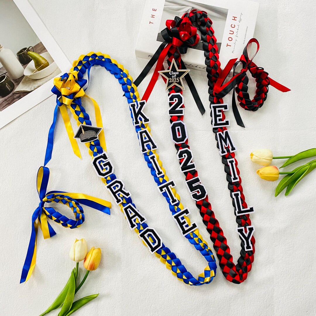 Personalized Name Graduation Lei,custom Graduate Lei With Your Design ...