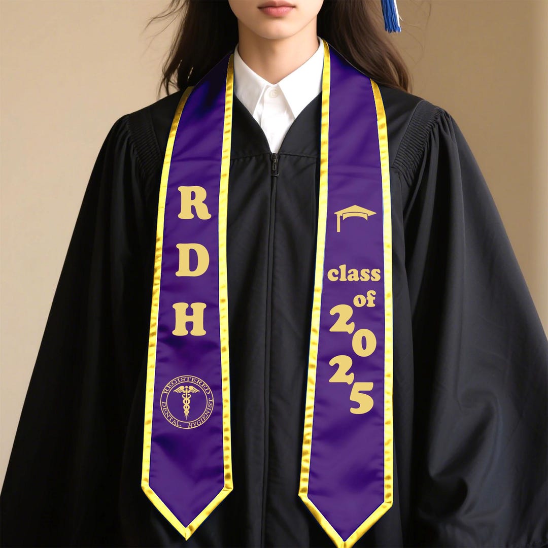 Custom Graduation Sash, Personalized Graduation Stoles, Customized ...