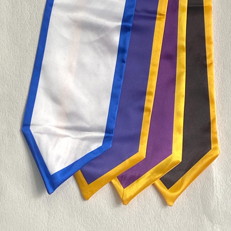 Custom Graduation Stoles Slanted, Nursing Vertical Graduation Sash ...