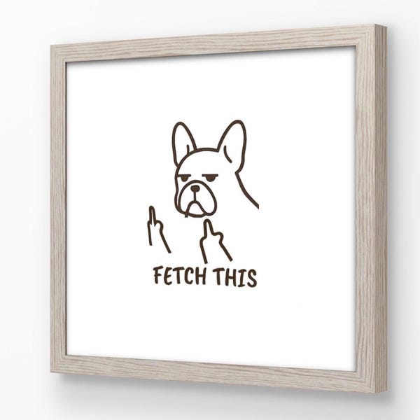 Bulldog Music Poster - Etsy UK