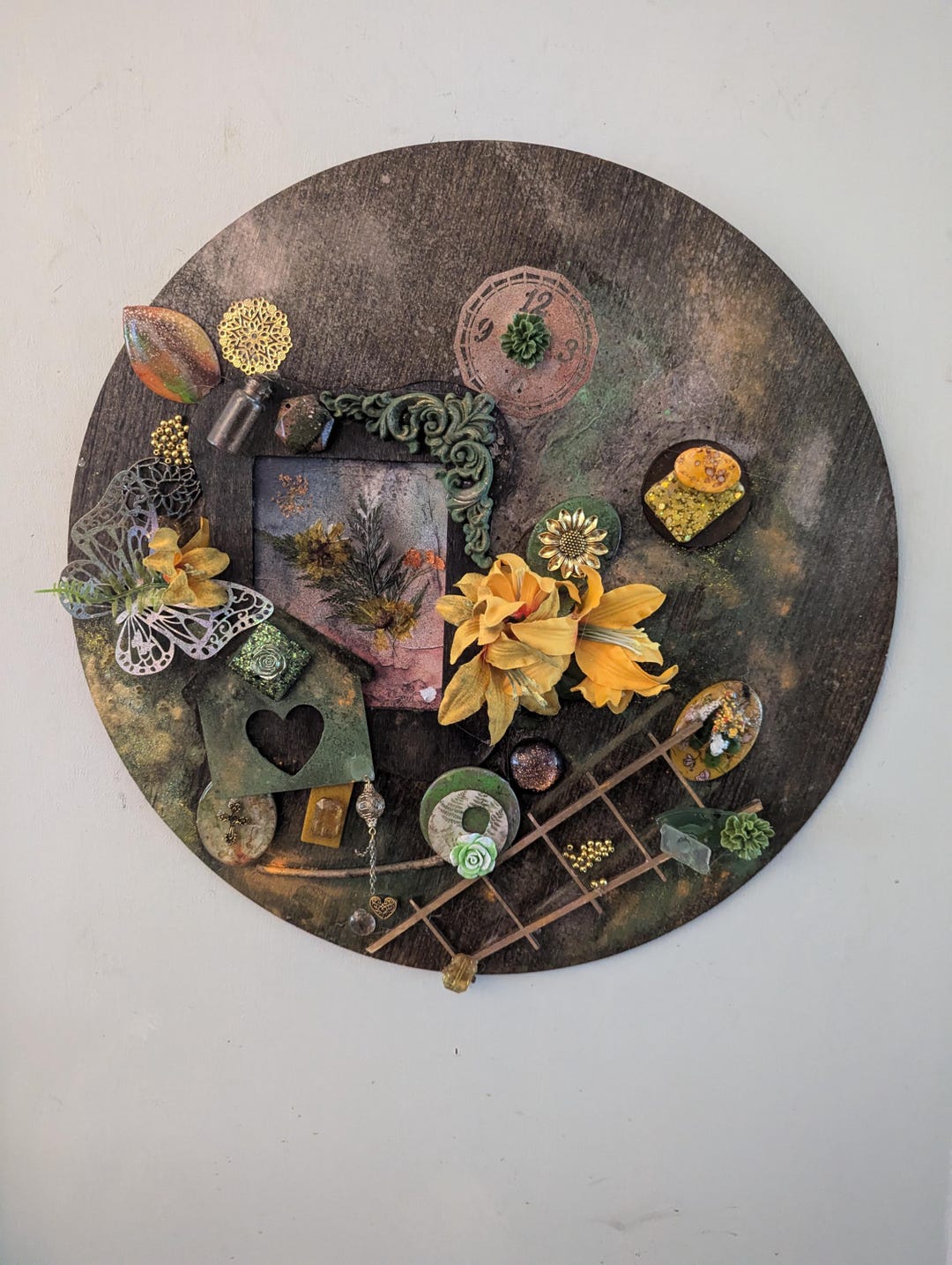 Wooden Round Wall Decor. - Etsy