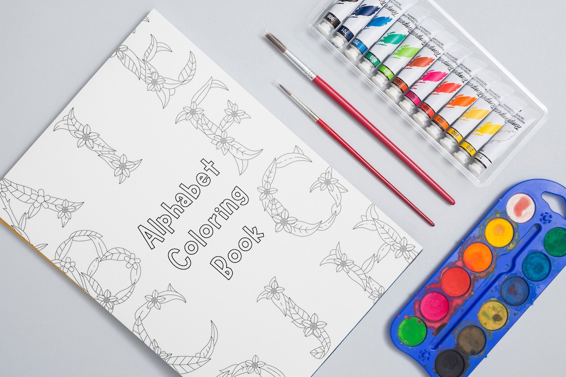 Printable Alphabet Letters Coloring Books, Coloring Book| Coloring Page ...
