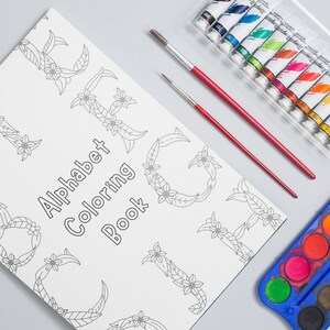 Printable Alphabet Letters Coloring Books, Coloring Book| Coloring Page ...