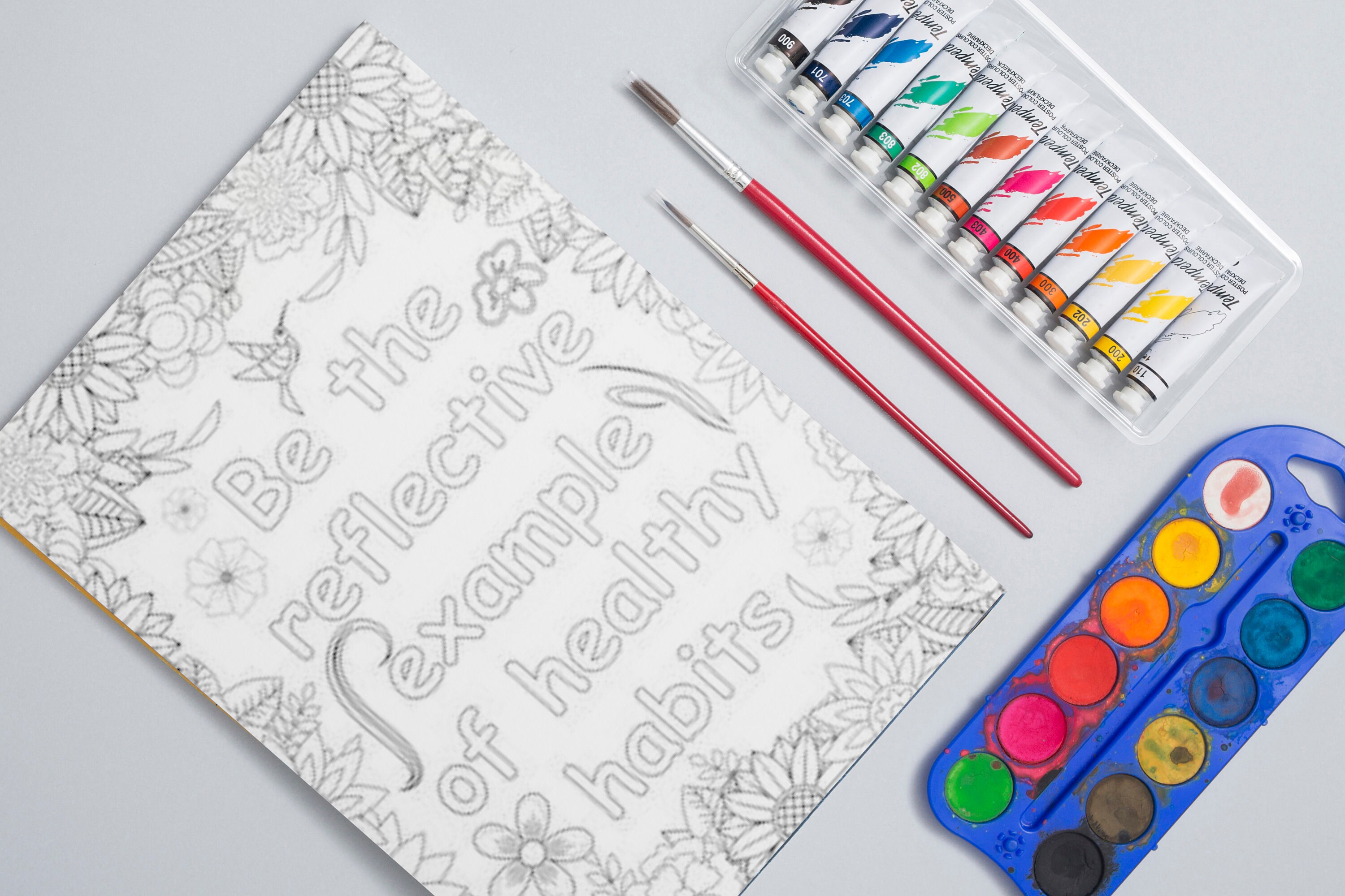 Printable Inspirational Words Coloring Book, Coloring Book| Coloring ...