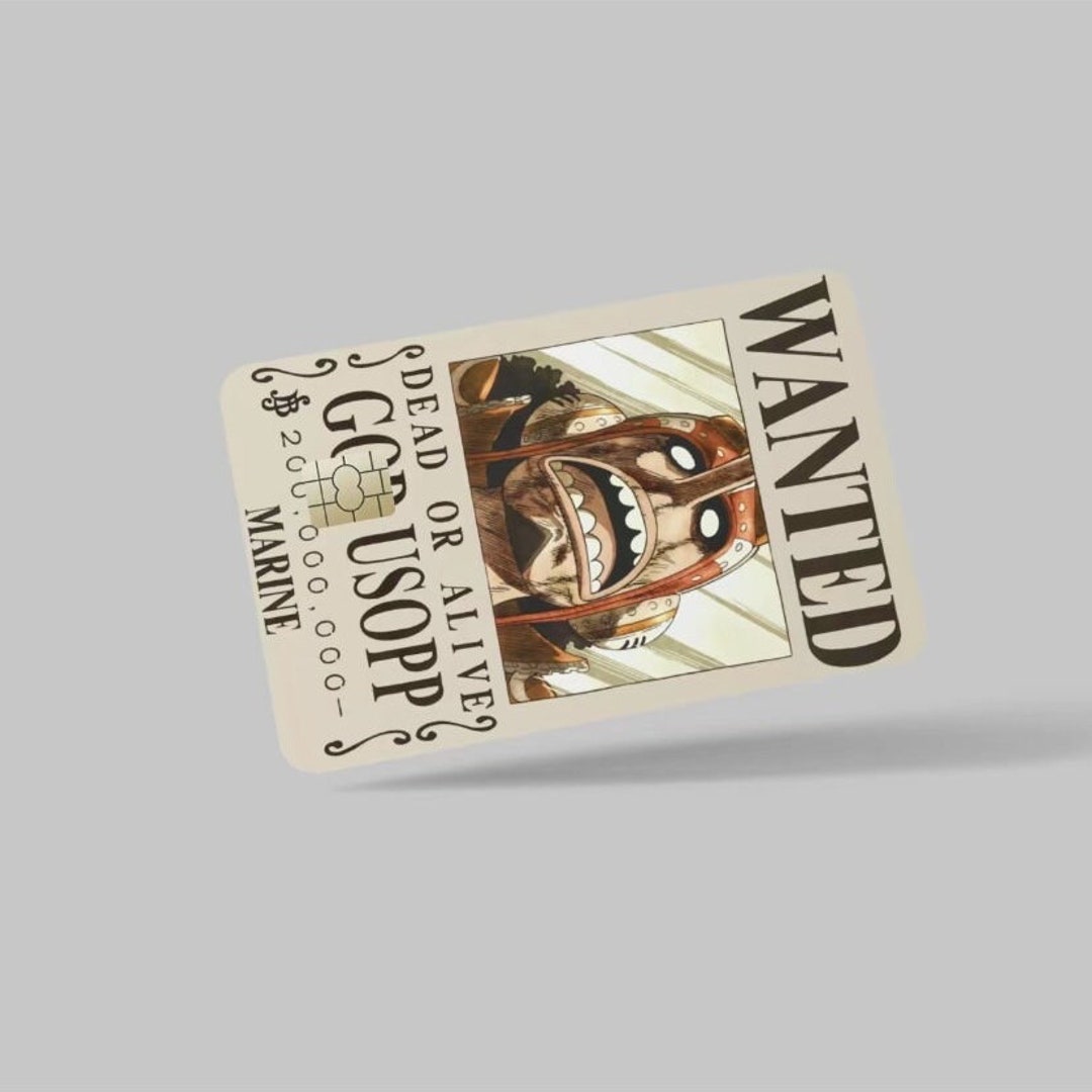 Anime Credit Card Decal - Etsy