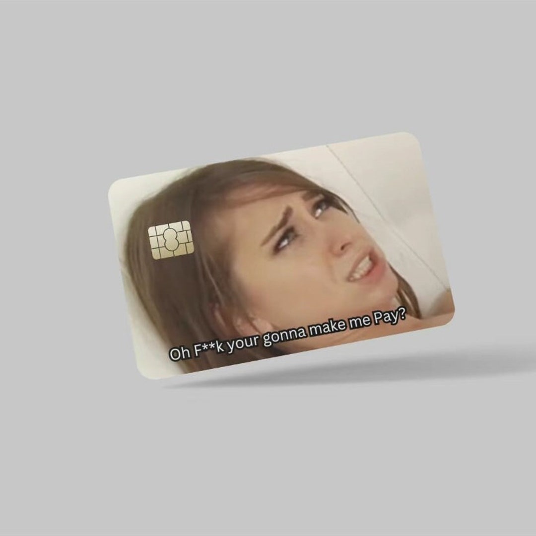 Meme Credit Card Decal - Etsy