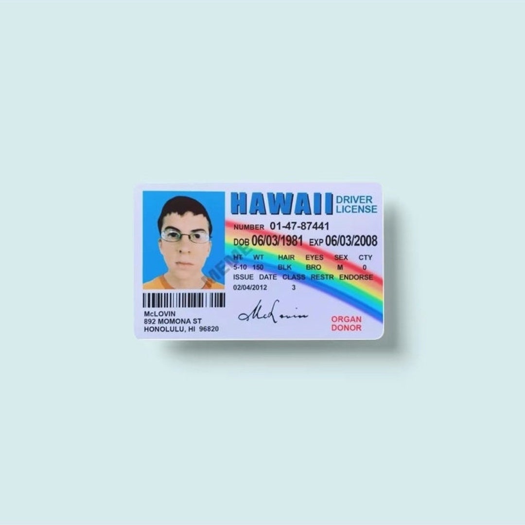 Mclovin Credit Card Decal - Etsy