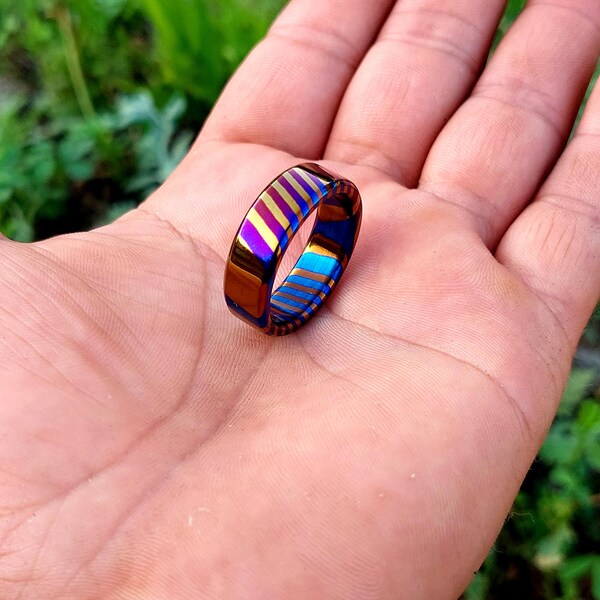 Timascus Signet Ring - Etsy