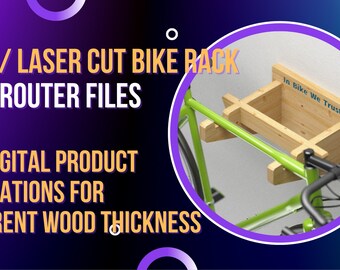 Wood Bike Rack - Etsy