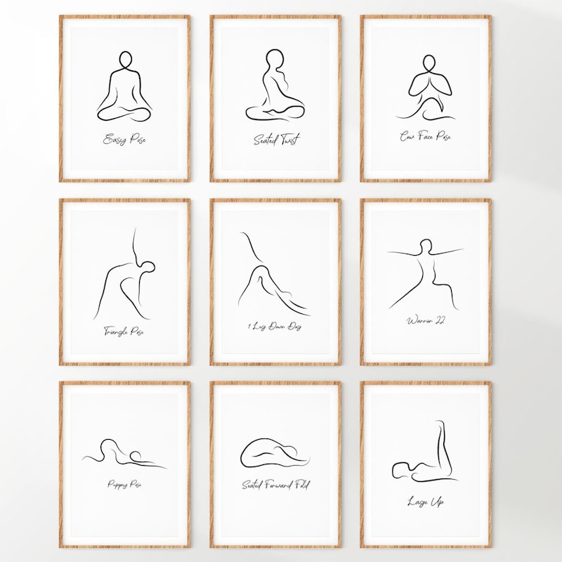 Yoga Wall Art - Etsy