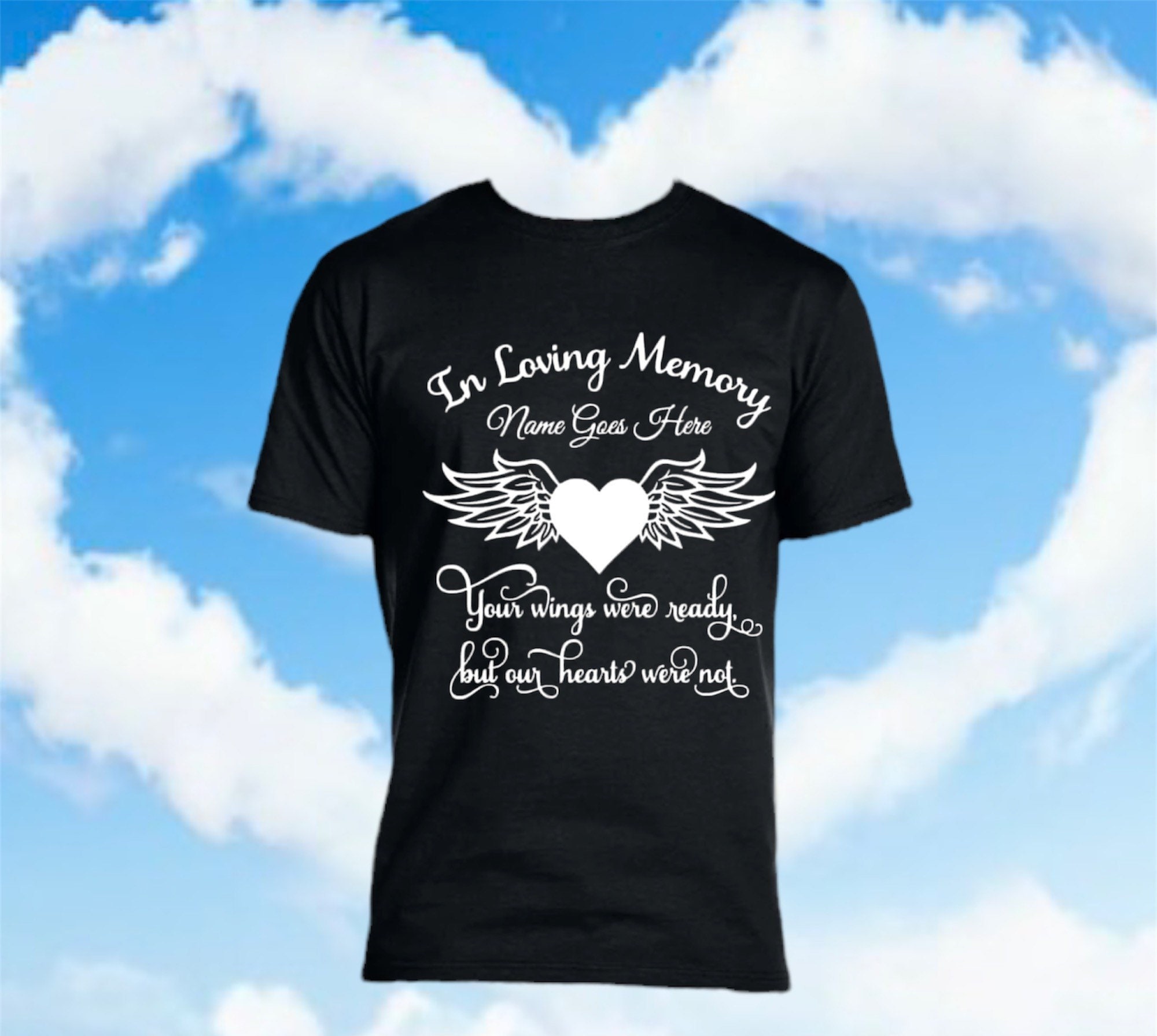 Personalized in Loving Memory of Tshirt - Etsy