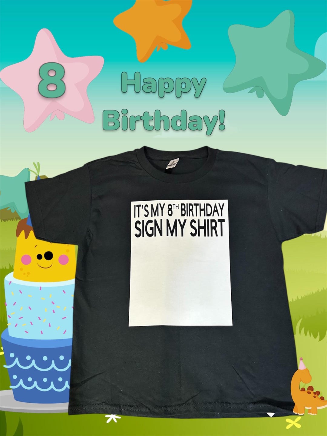 It’s My Enter Age Birthday Sign My Shirt - Etsy