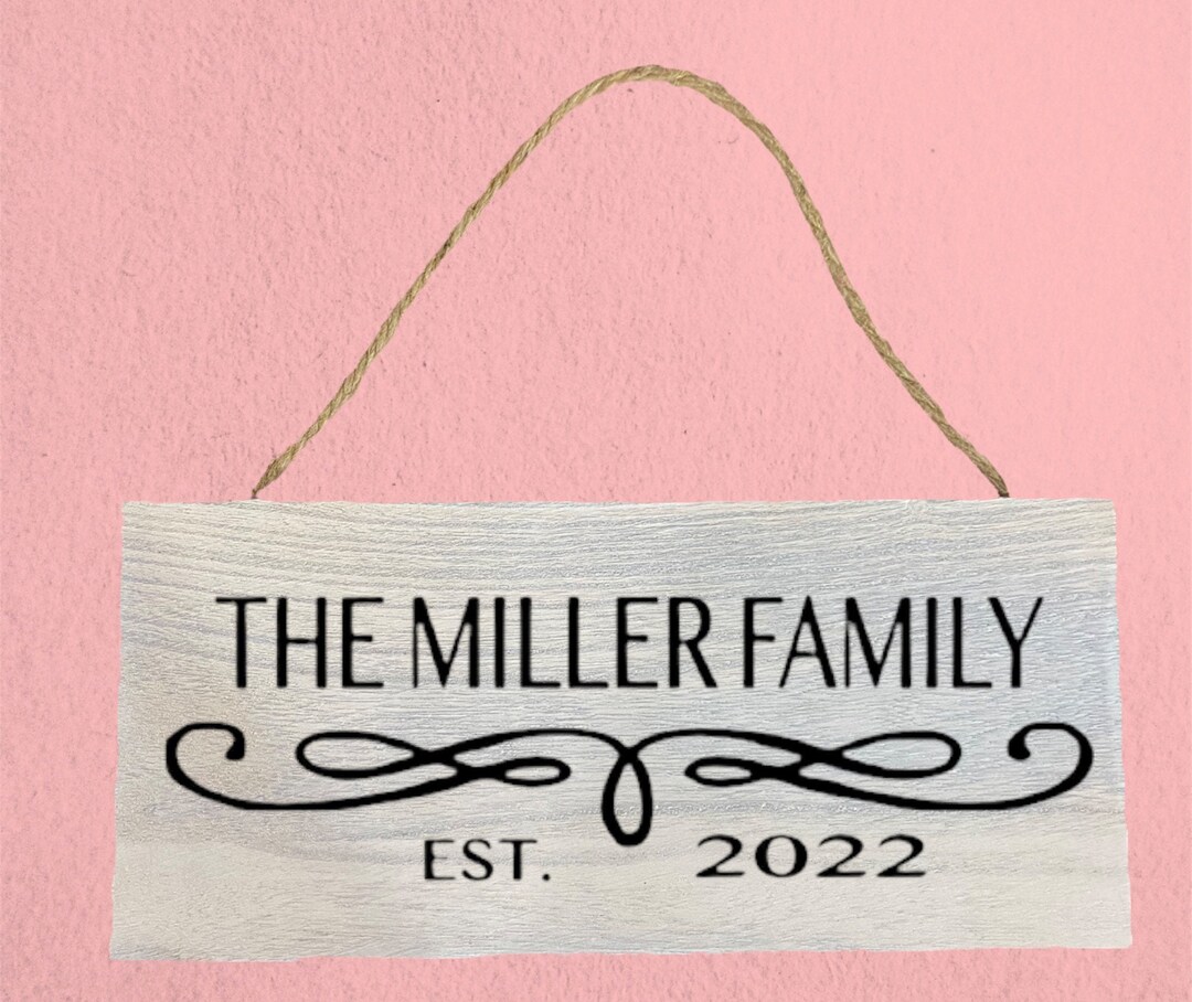 Personalized Established Family Home Sign - Etsy