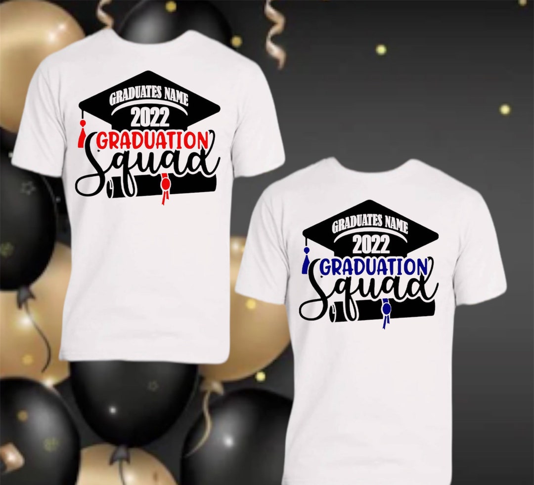 Personalized Graduation Squad 2024 Tshirt - Etsy