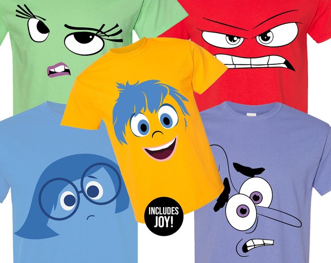 Outline SVG Files of Inside Out - Etsy