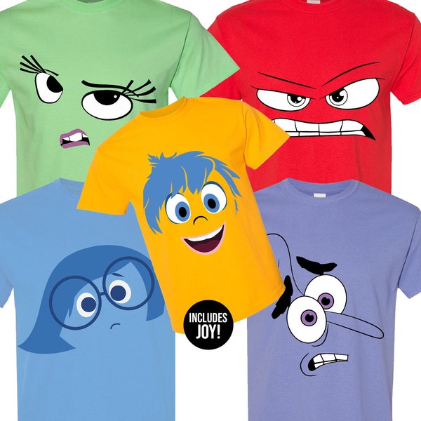 Inside Out Character Face Svg - Etsy UK