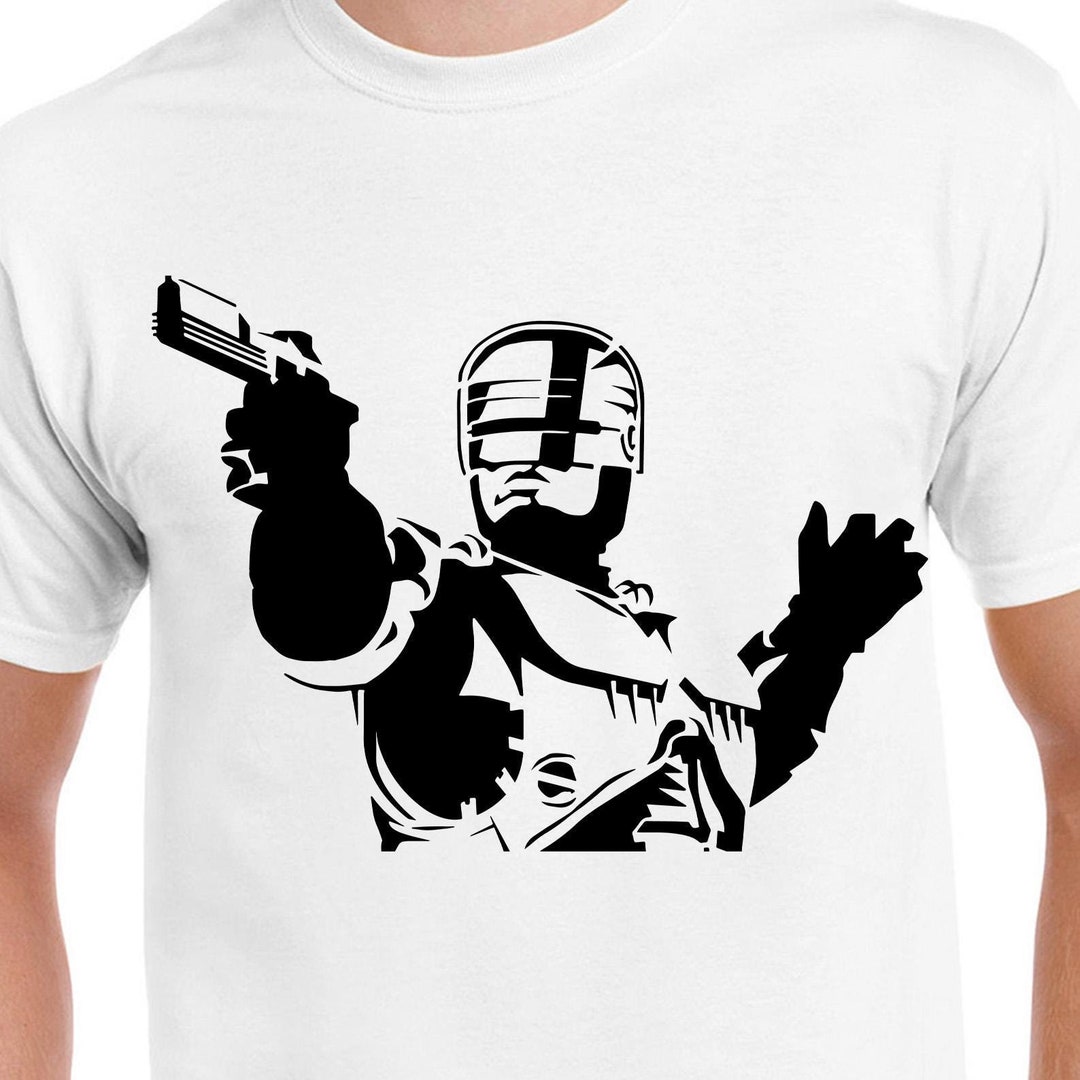 Robocop Digital Cut Files Design Files Cricuit SVG Silhouette Cameo PNG ...