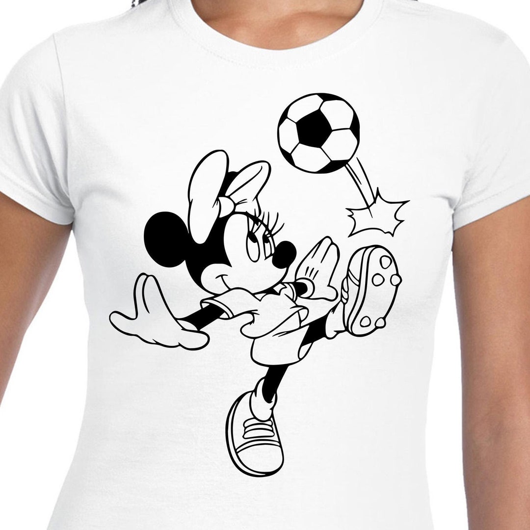 Minnie Soccer Digital Files Design Files Cricut SVG Silhouette Cameo ...