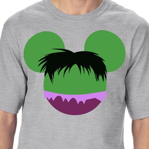 Mickey Hulk Digital Files Design Files Cricut SVG Silhouette Cameo PNG ...