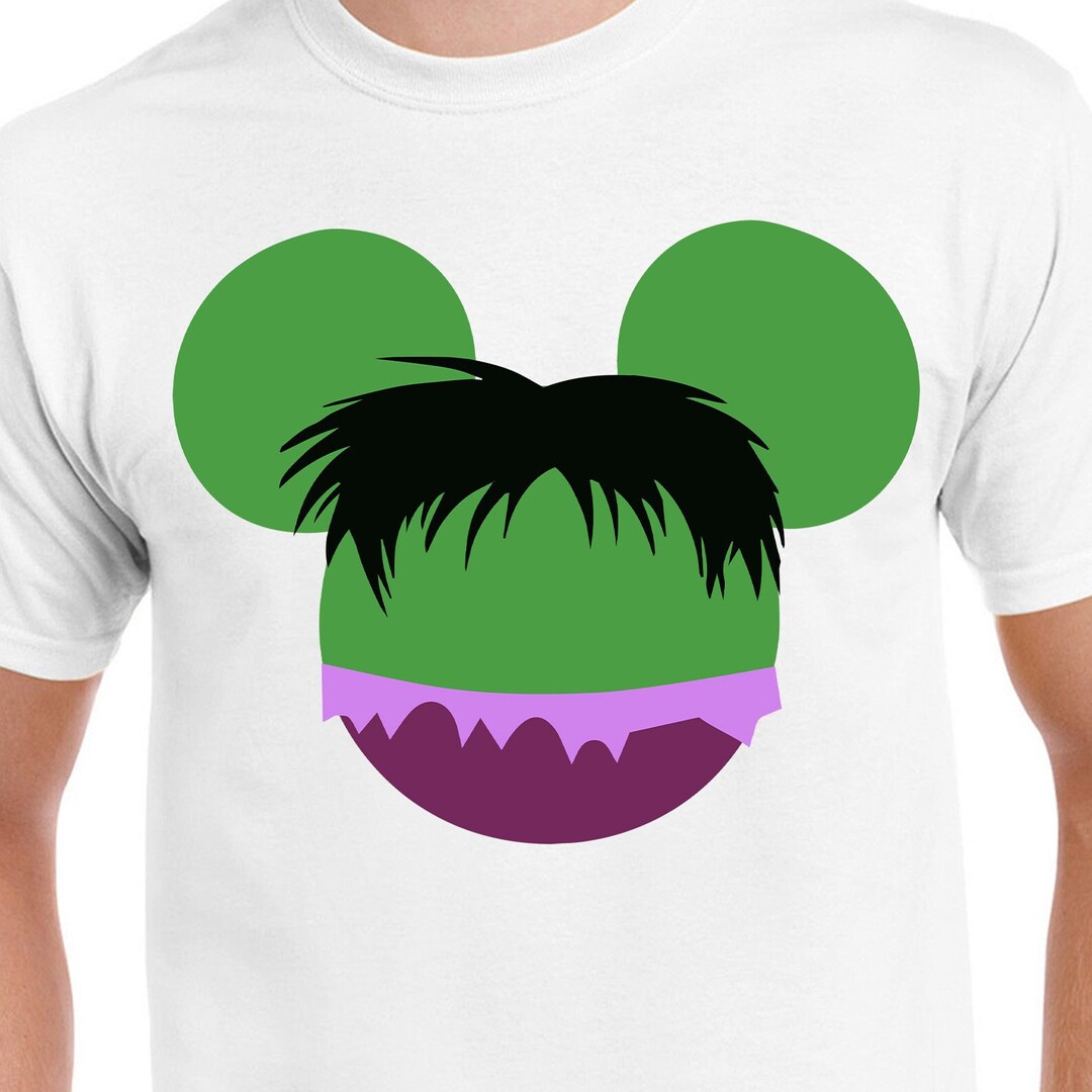 Mickey Hulk Digital Files Design Files Cricut SVG Silhouette Cameo PNG ...