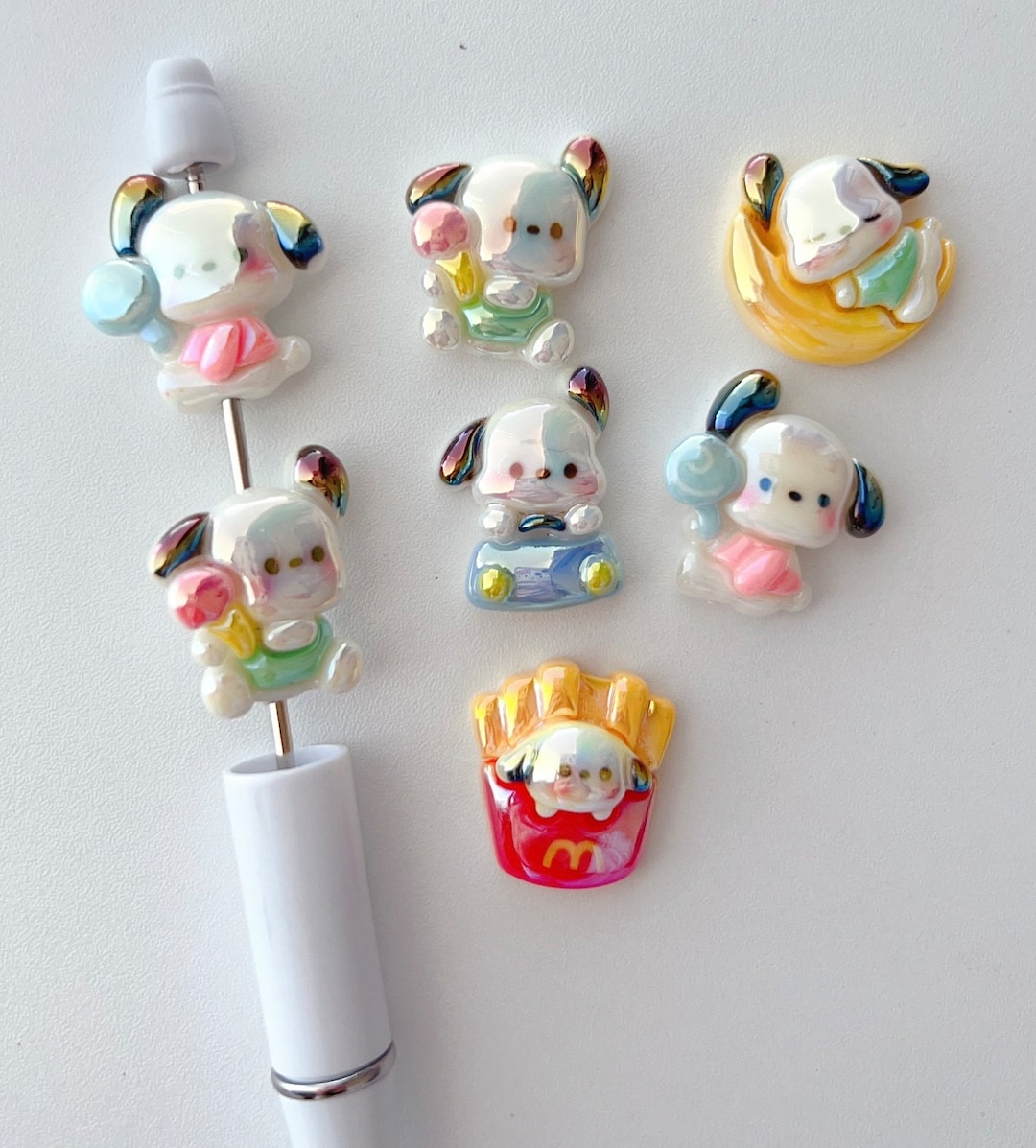 Kawaii Poch Dog Bead Charm - Etsy