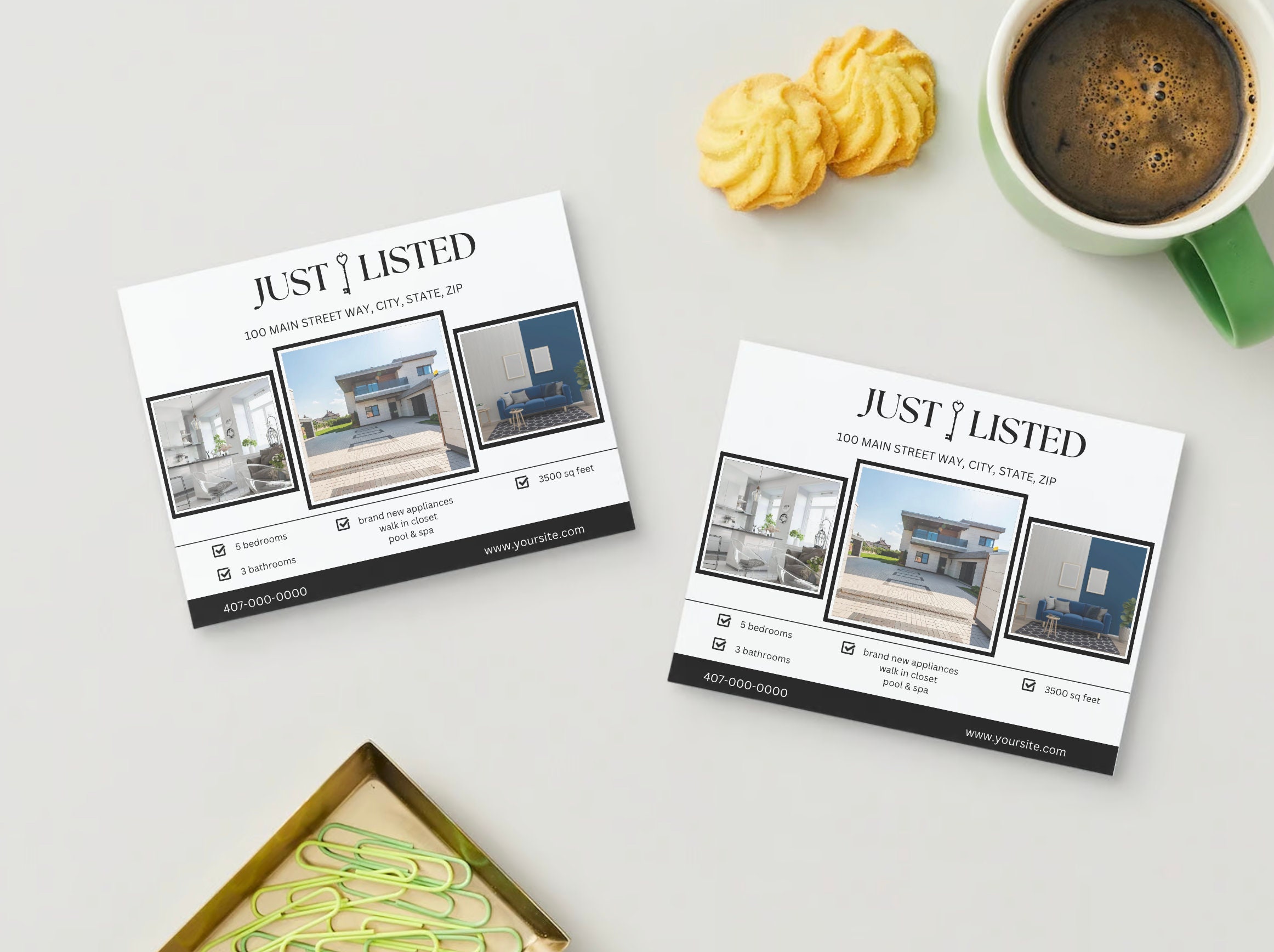 Real Estate Postcard, Just Listed Postcard, New Listing Postcard ...