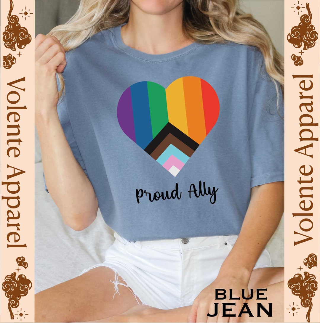 Proud Ally Shirt, Ally Pride Shirt, LGBTQ Shirt, Pride Month Shirt ...