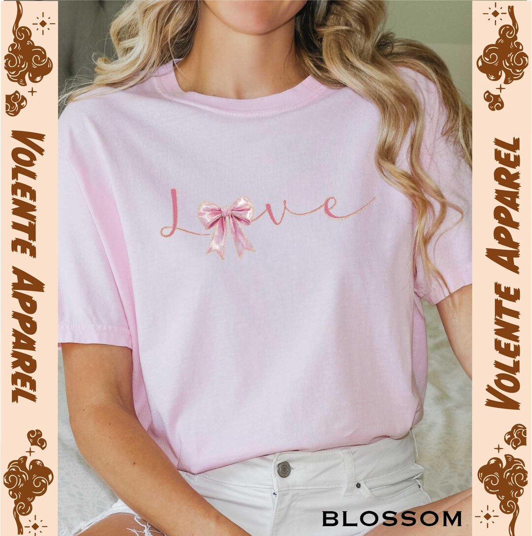 Love Pink Coquette Shirt, Coquette Shirt, Coquette Sweatshirt, Love ...