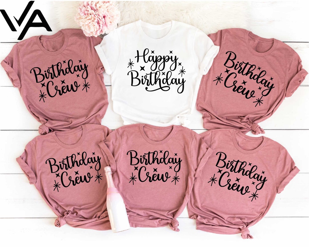 Happy Birthday Shirt, Birthday Crew Shirts, Birthday Group Shirts ...