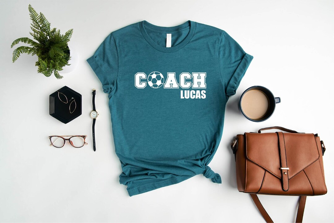 Custom Soccer Coach Shirt, Coaches Gift Soccer, Personalized Soccer ...