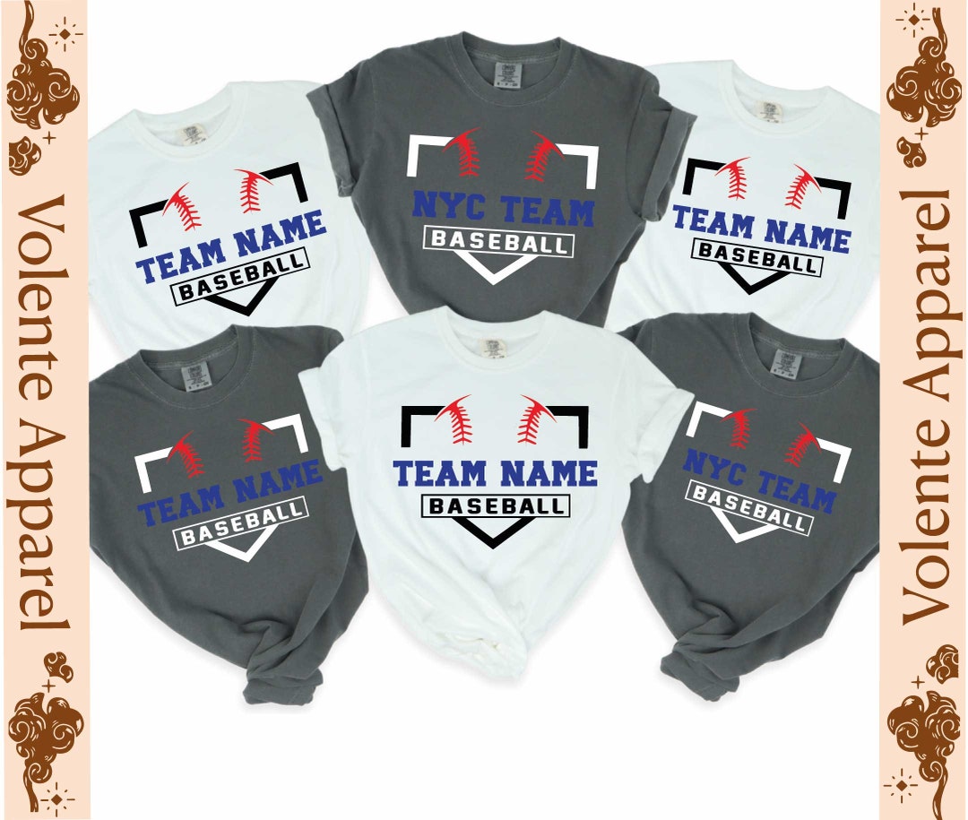 Custom Team Name Baseball Shirt, Custom Baseball Shirt, Baseball Team ...