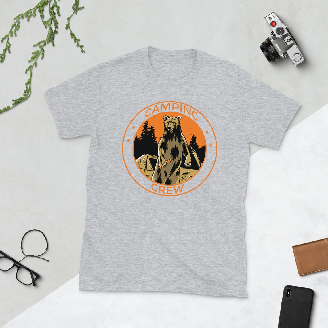 Camping Crew Outdoor Campfire Camping T Shirt - Etsy